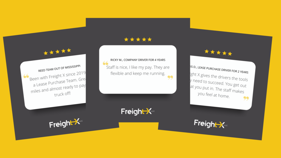 Asset-Based Trucking Company | Freight X - Now Hiring Drivers
